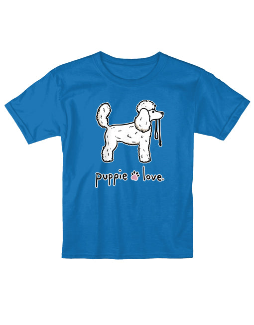 POODLE PUP (WHITE), YOUTH SS – Puppie Love